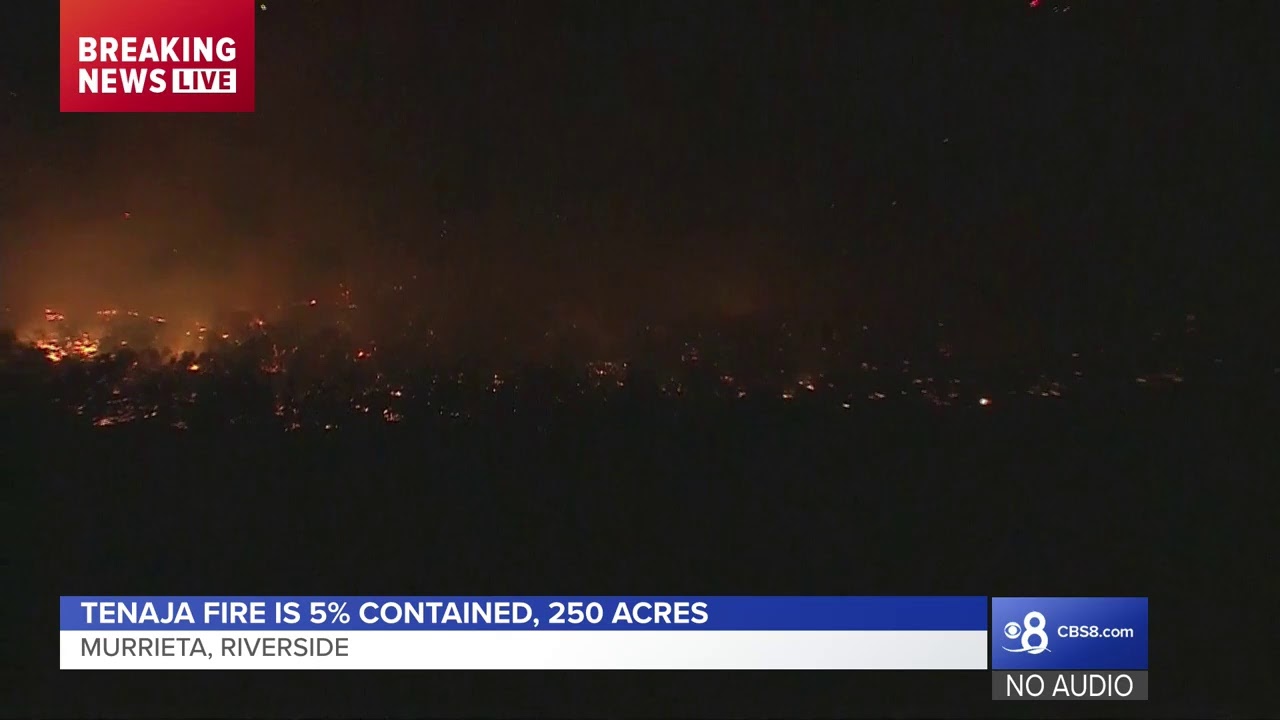 WATCH LIVE: Crews battling Tenaja Fire in Murrieta, Riverside. - YouTube