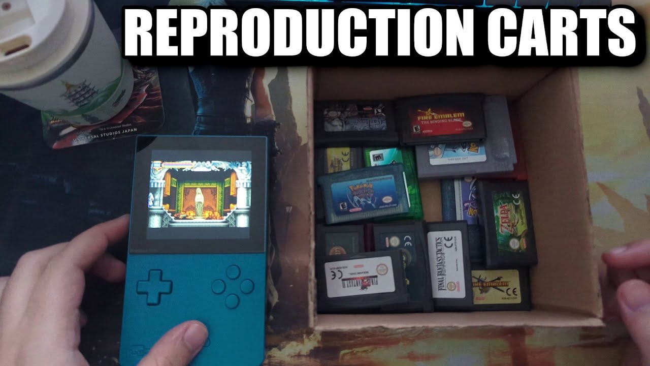 GBA Repro Carts on Analogue Pocket - YouTube