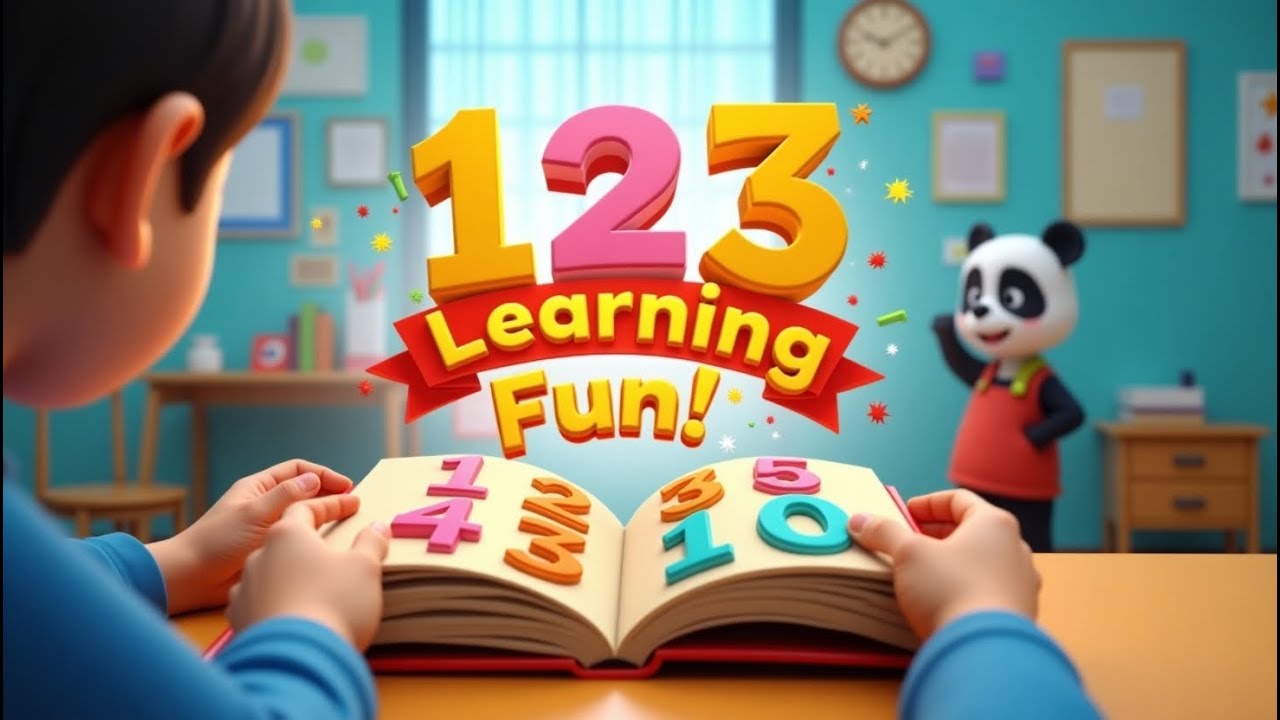[3D] Study Numbers 1 to 10 for Kids | Counting Song & Dance with Toki ...