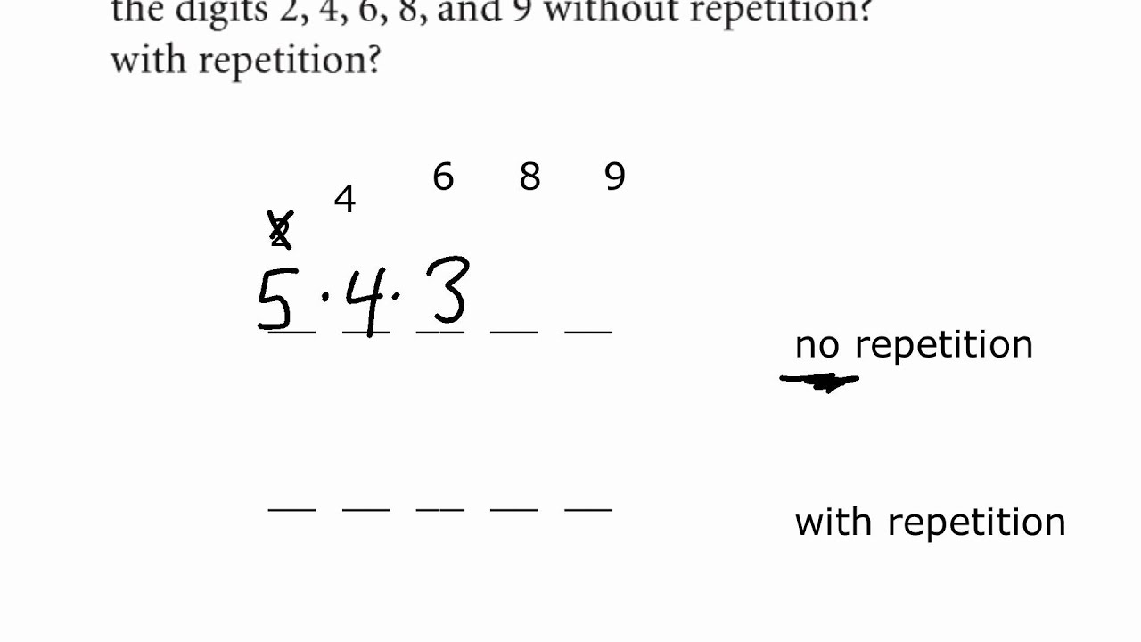 15WN MTH0085 Permutation repeat no repeat - YouTube