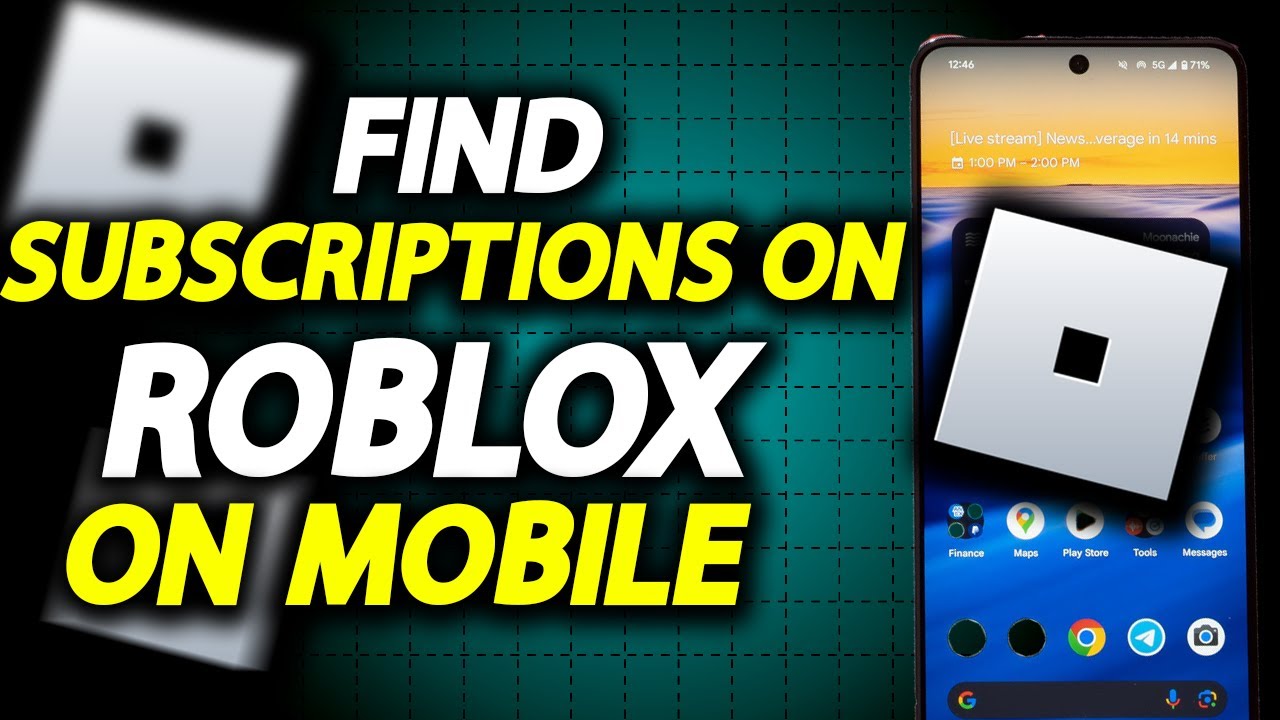 How To Find Subscriptions On Roblox In Mobile - How To Easily - YouTube