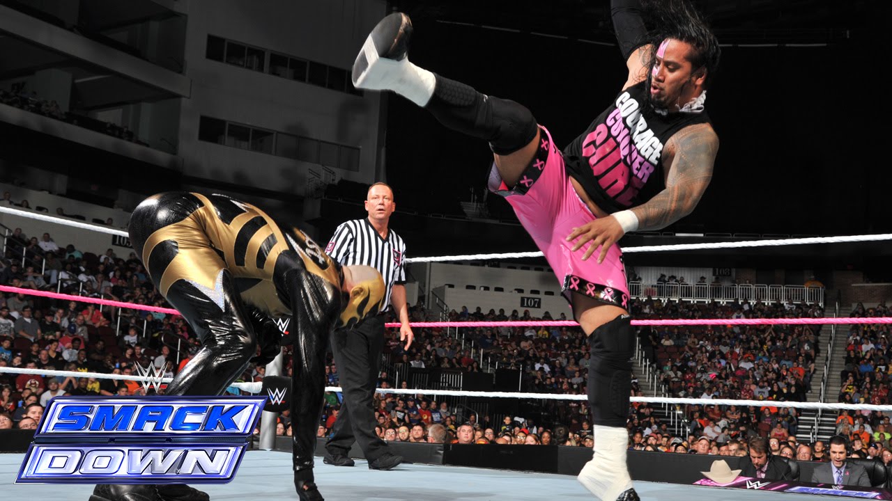 6-Man Tag Team Match: SmackDown, Oct. 24, 2014 - YouTube