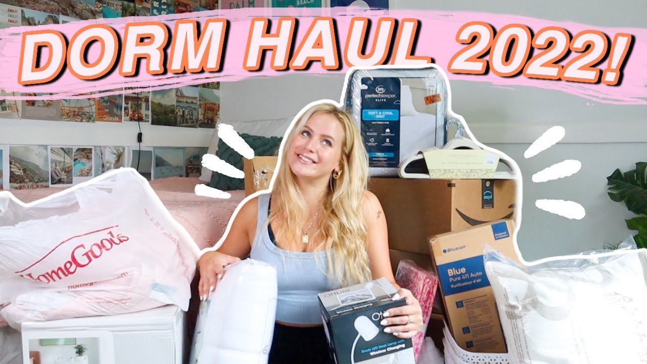 COLLEGE DORM HAUL 2022! - YouTube