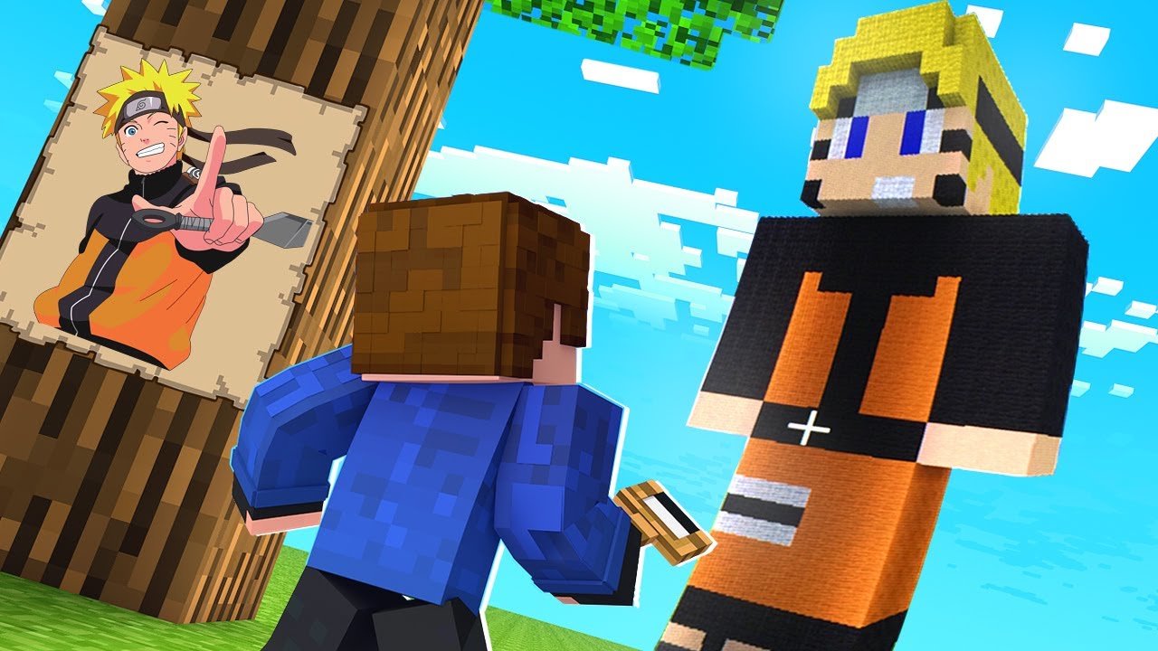 TUDO QUE EU DESENHAR O NARUTO VAI CONSTRUIR NO MINECRAFT - YouTube