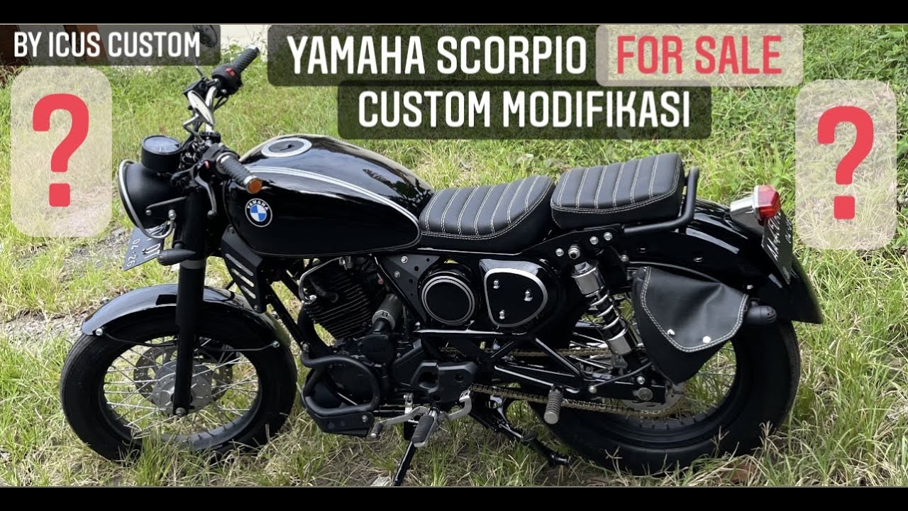 SUDAH SOLD OUT YAMAHA SCORPIO CUSTOM MODIFIKASI @icuscustom3134 - YouTube