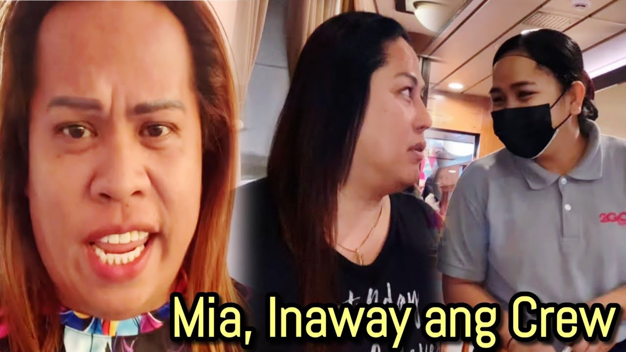 Mia inaway ang crew sa barko kasi natapon ang pagkain nya😱😱 - YouTube