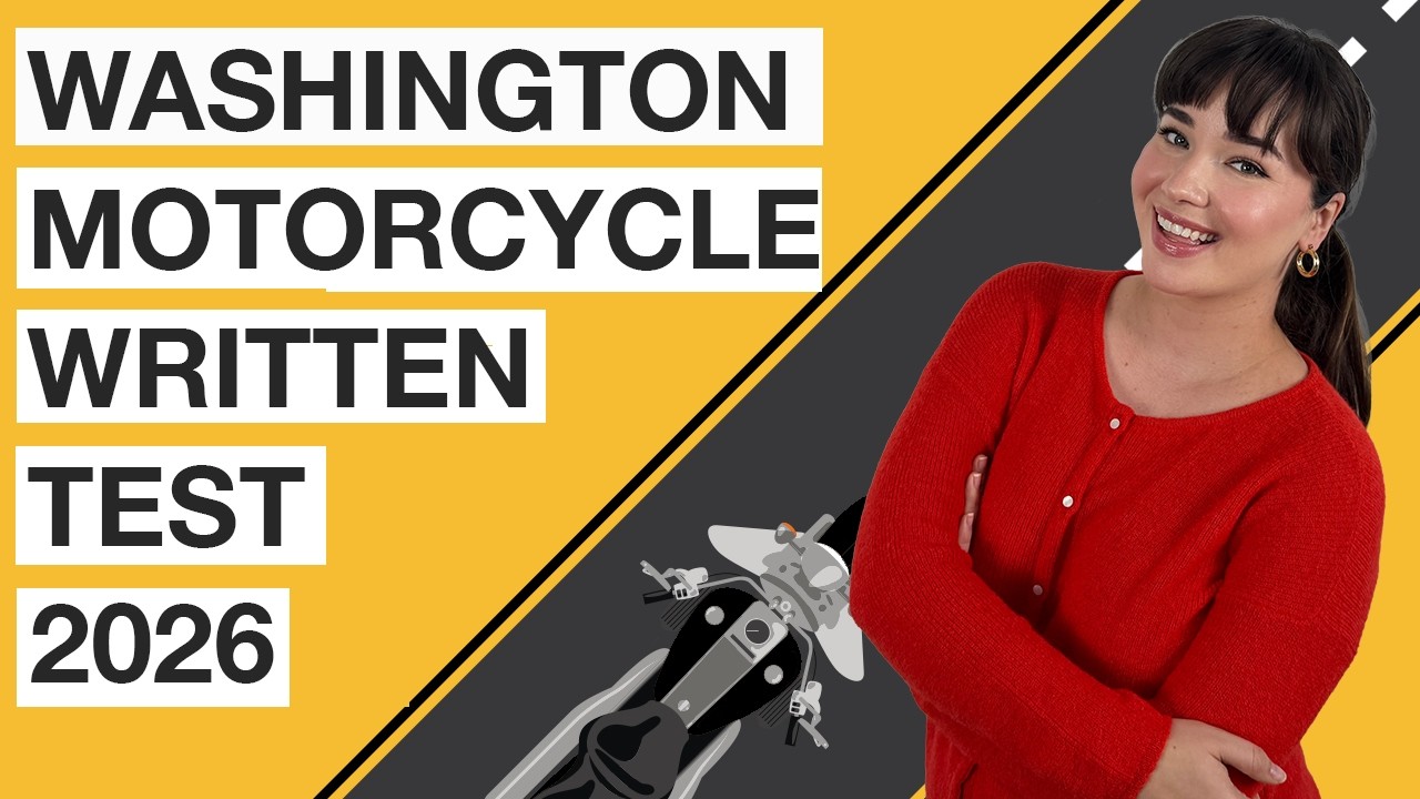 Washington Motorcycle Written Test 2026 (50 Questions with Explained ...