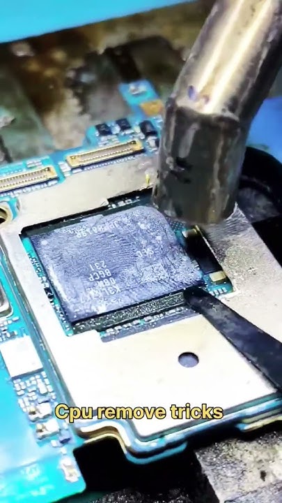 CPU remove easily #repair #smartphone #phonerepair #repairing #technology technical GK mobile 📲# ...