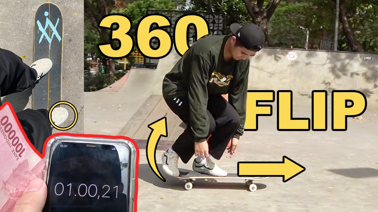 CARA 360 FLIP DENGAN MUDAH | TRICK AND TIPS - YouTube
