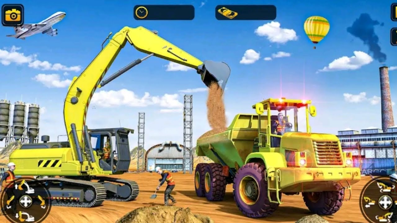 Construction Simulator 3D// HD Android GamePlay Construction Driving ...