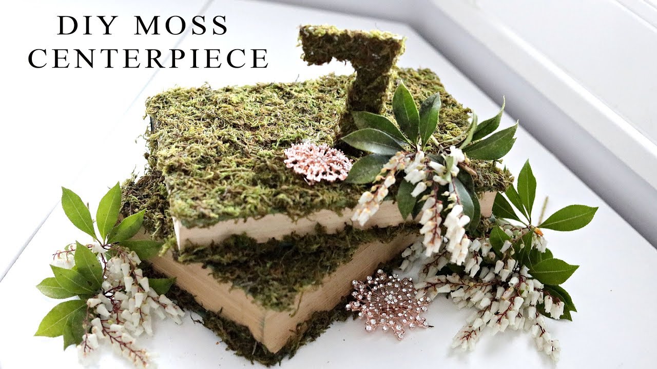 Wedding Centerpieces Using Moss