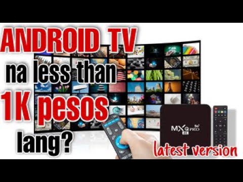 ANDROID TV BOX 4K, Paano ba gamitin sa lumang TV?/Home made SMART TV ...