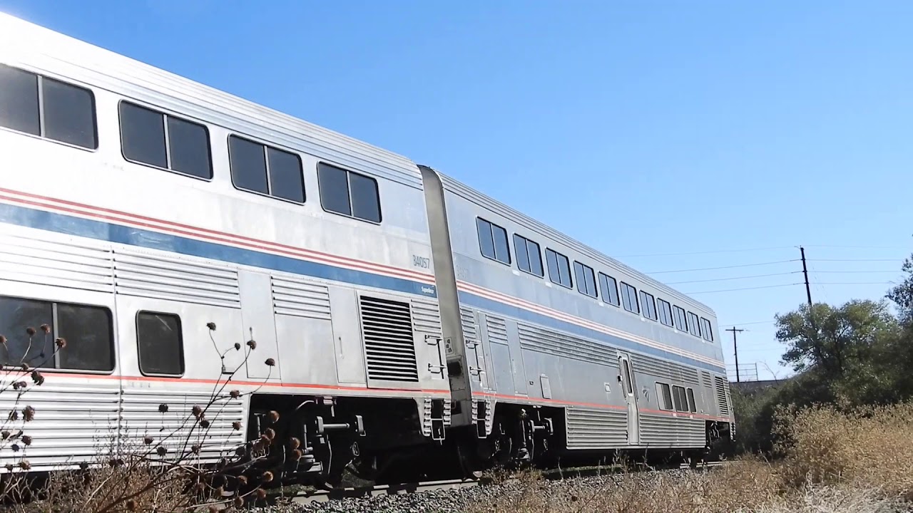 Amtrak hauls through the Big Ten Curve - YouTube