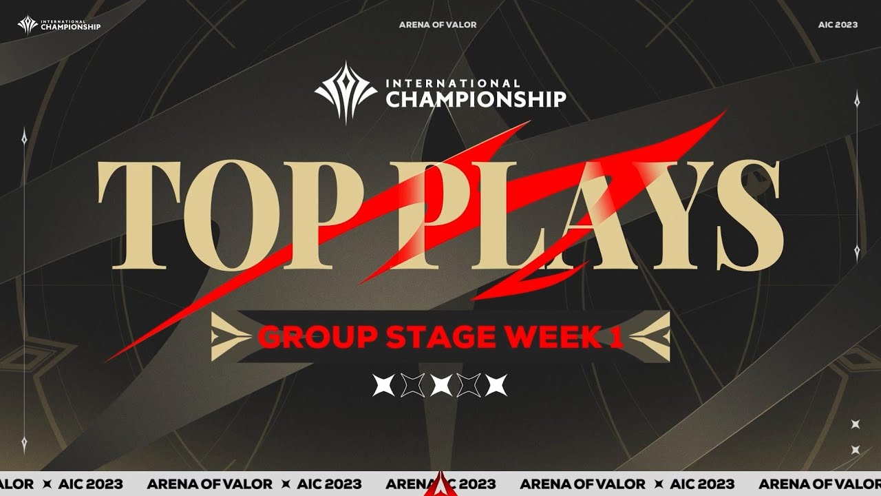 Top Play Group Stage Week 1 AIC 2023 - Garena AOV (Arena of Valor ...
