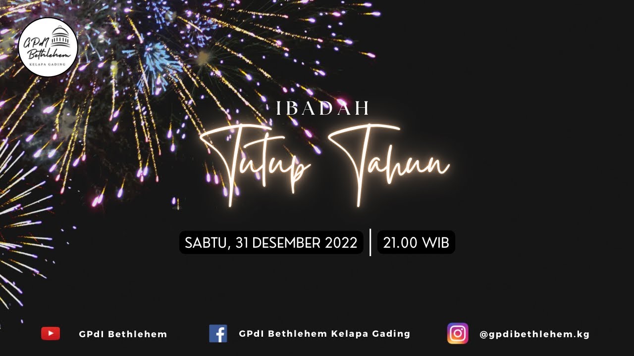 Ibadah Natal Umum Knowing God Closer Gpdi Bethlehem Kelapa Gading