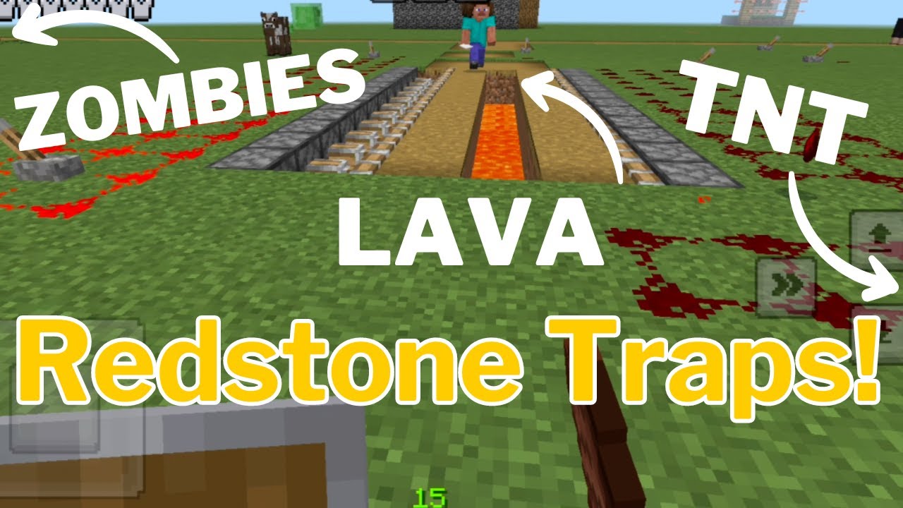 Awesome REDSTONE Traps!- Minecraft - YouTube