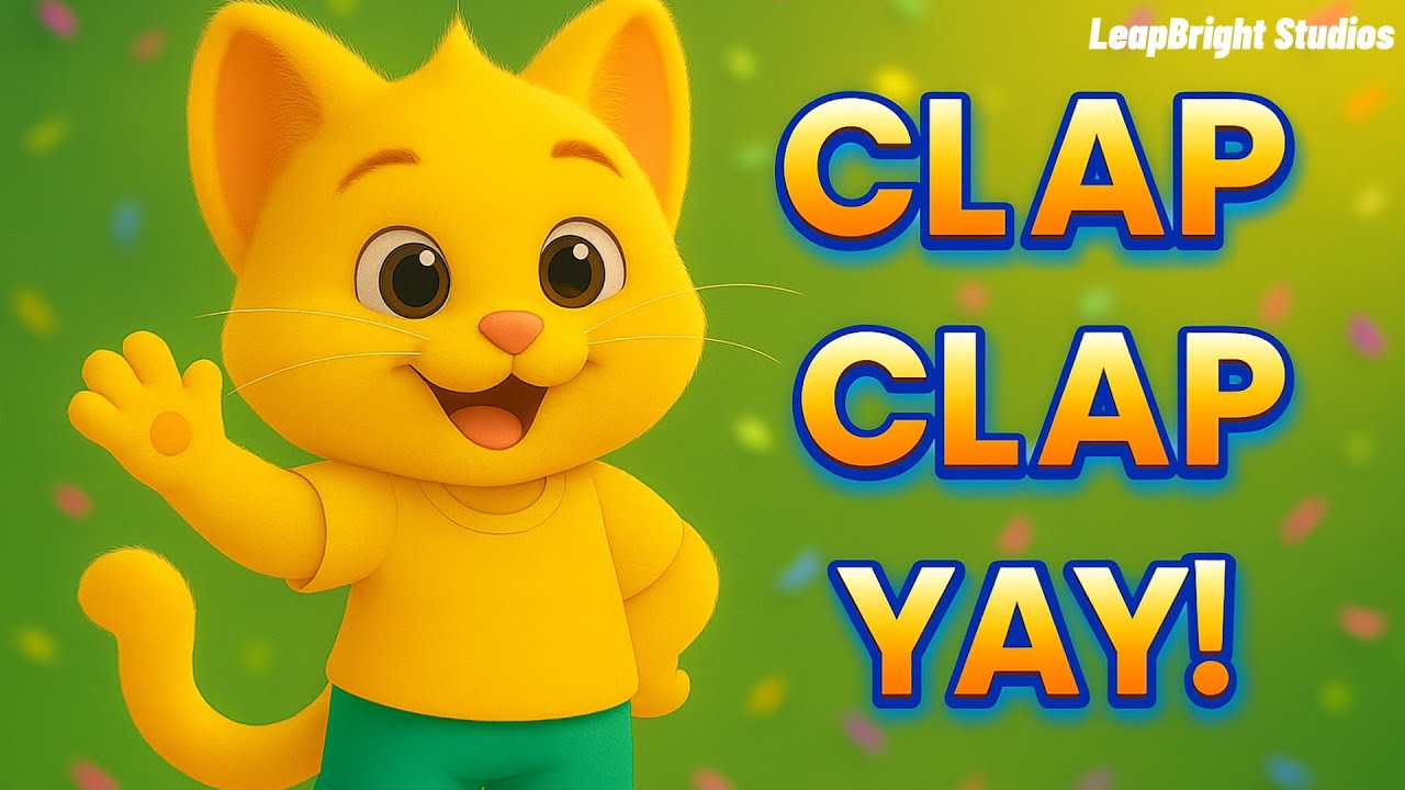 Clap Clap YAY! 👏🎉 | Fun Action Song for Kids | LeapBright 3D Cartoon ...