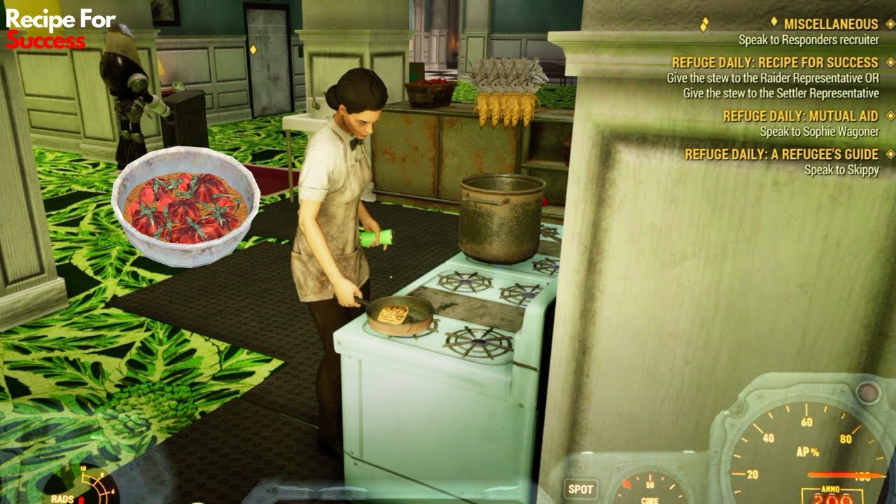 Esme Recipe For Success Food Fallout 76 Easy - YouTube