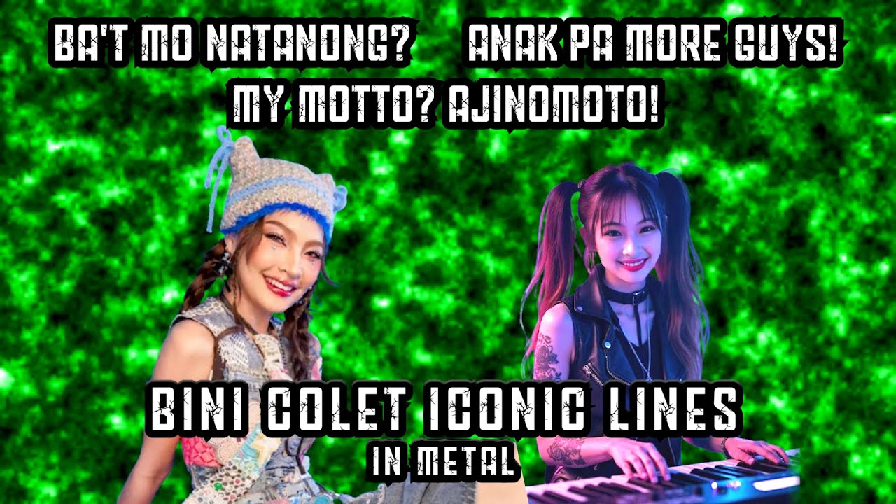 BINI COLET Iconic Lines in Metal 🤘🐺 - YouTube