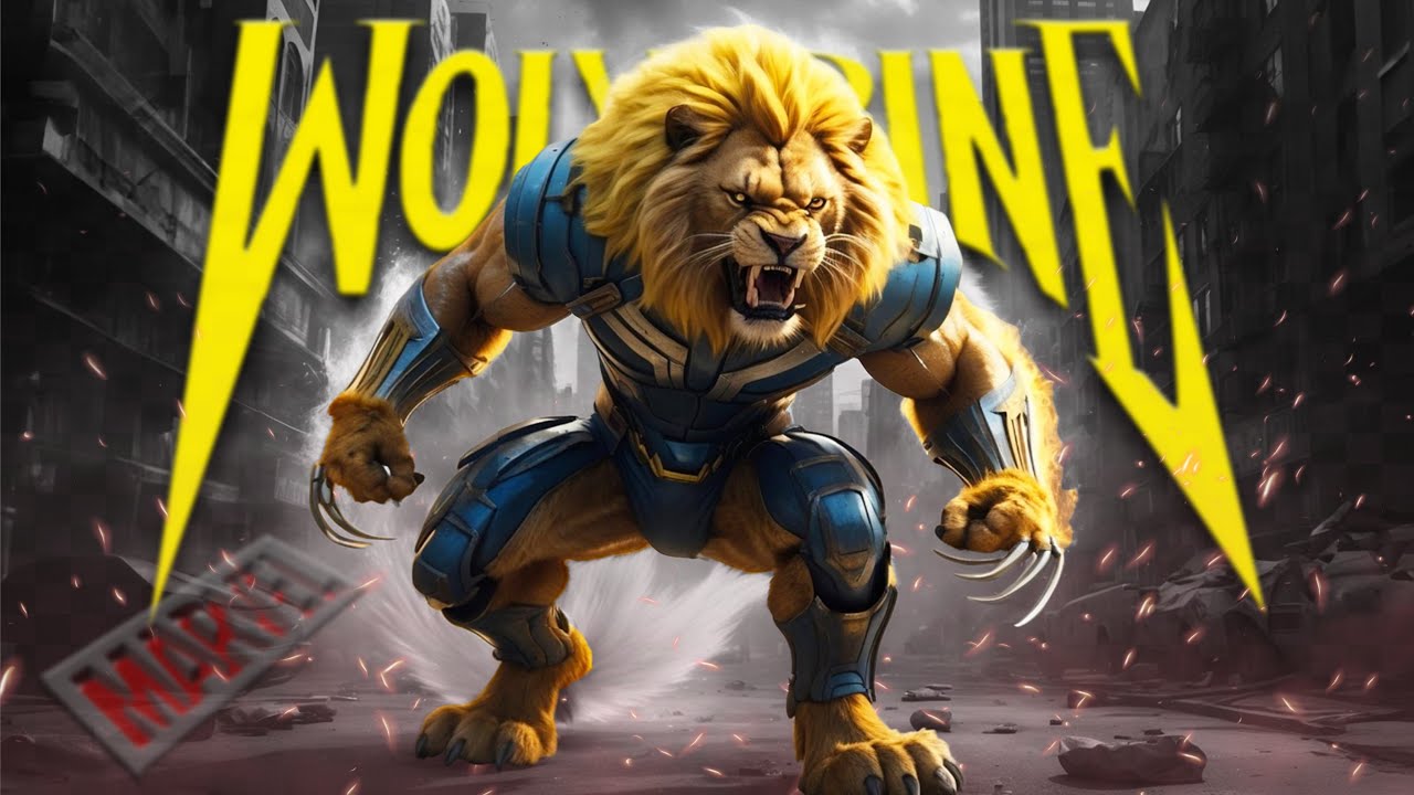 Transform Superhero Into LION | VENGERS | All Characters | MARVEL DC ...