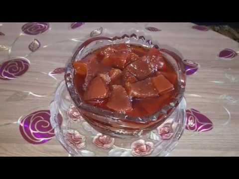 HEYVA MÜRƏBBƏSI, AYVA REÇELI, ВАРЕНЬЕ ИЗ АЙВЫ.