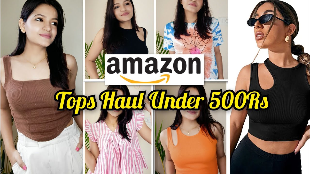 Amazon Top Haul Under 500💥 | Trendy Tops from Amazon for College/Office ...