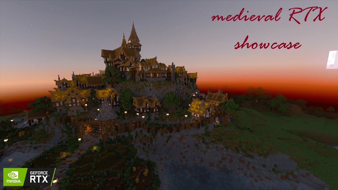 Minecraft Medeival RTX world RTX3050 - YouTube