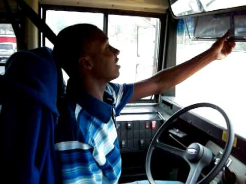 1996 Thomas Ford School Bus Trial Run Part 1 - YouTube