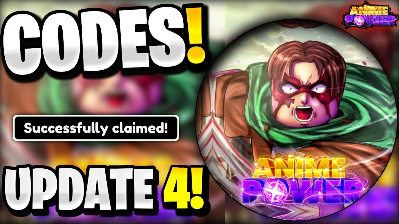 🤯*NEW* All Working UPDATE 4 CODES FOR ANIME POWER! ROBLOX ANIME POWER ...
