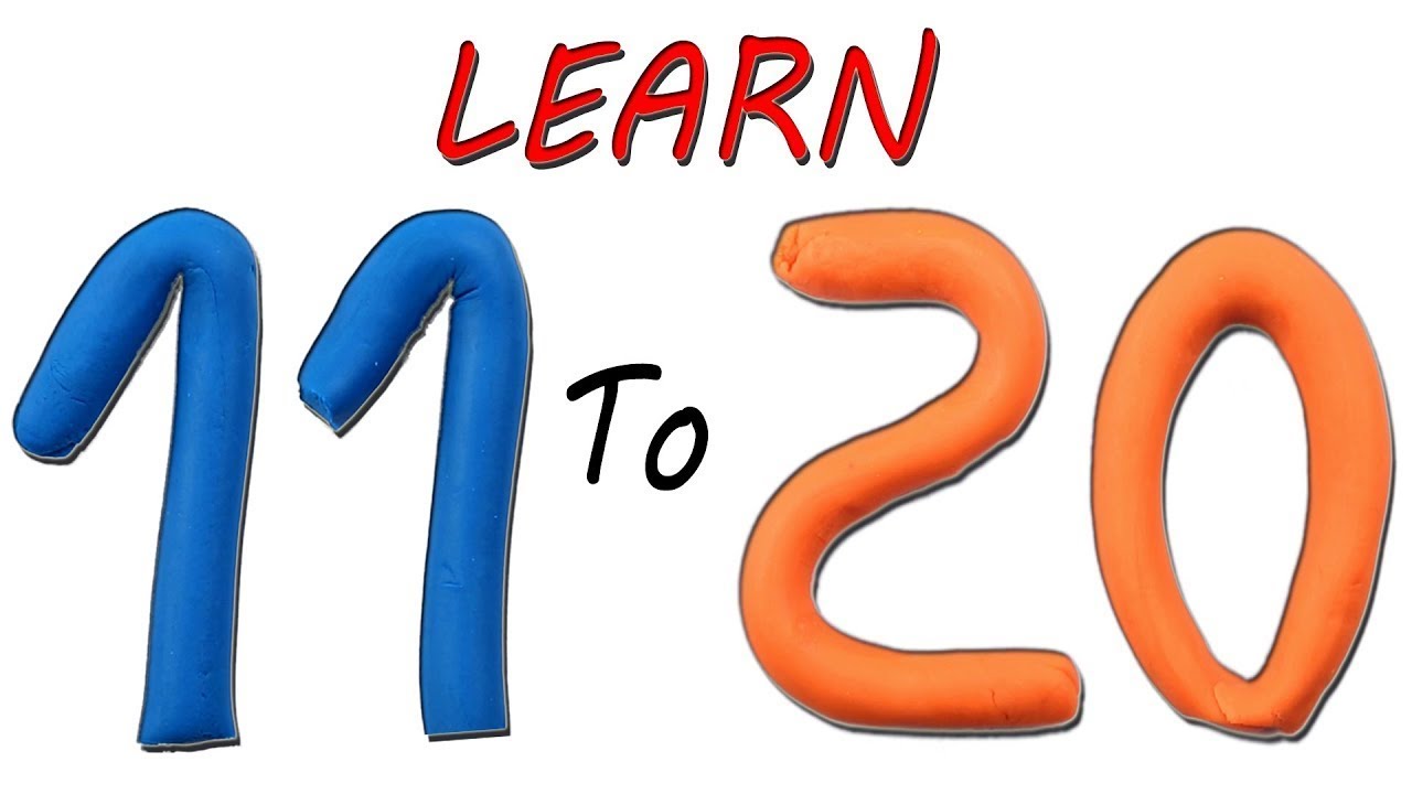 Learn Counting Numbers 11 to 20 with Play Doh for Kids + More ...