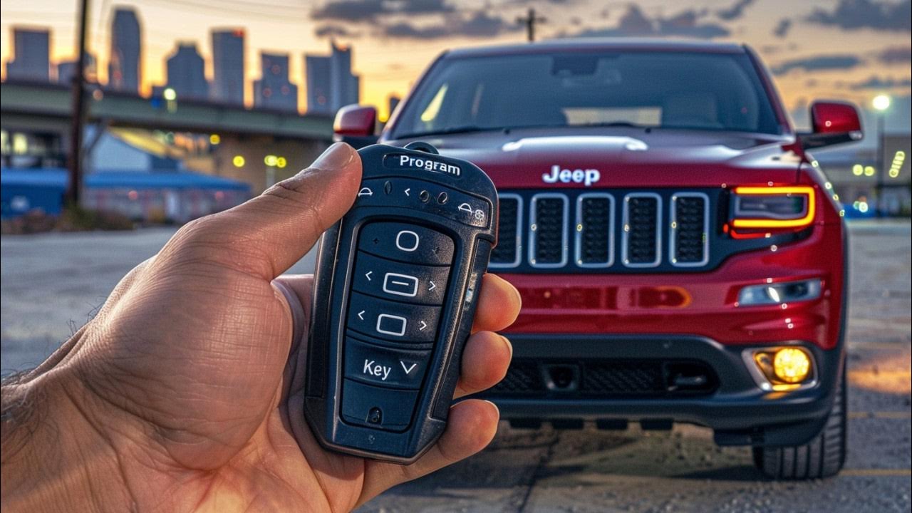 How to Program a Jeep Grand Cherokee Replacement Key Fob! 2009 & 2010 - YouTube