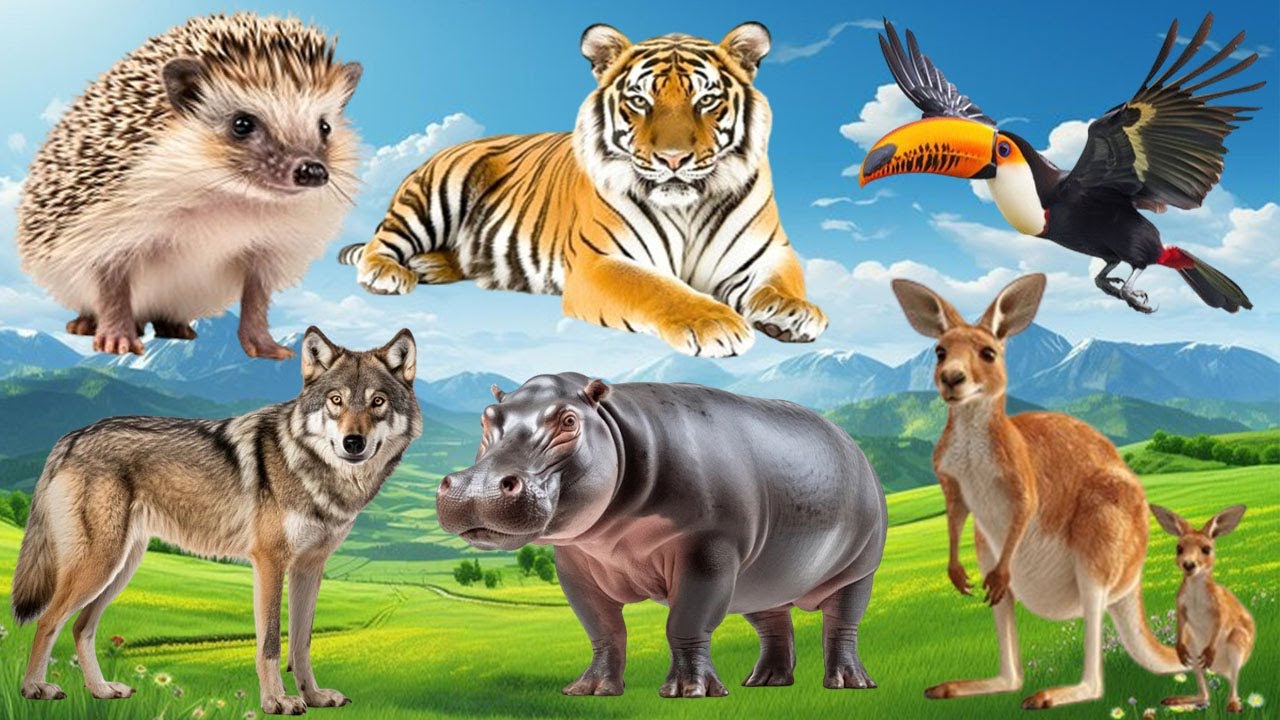 The Special Beauty of Animals - Monkey, Chameleon, Locust, Hedgehog ...