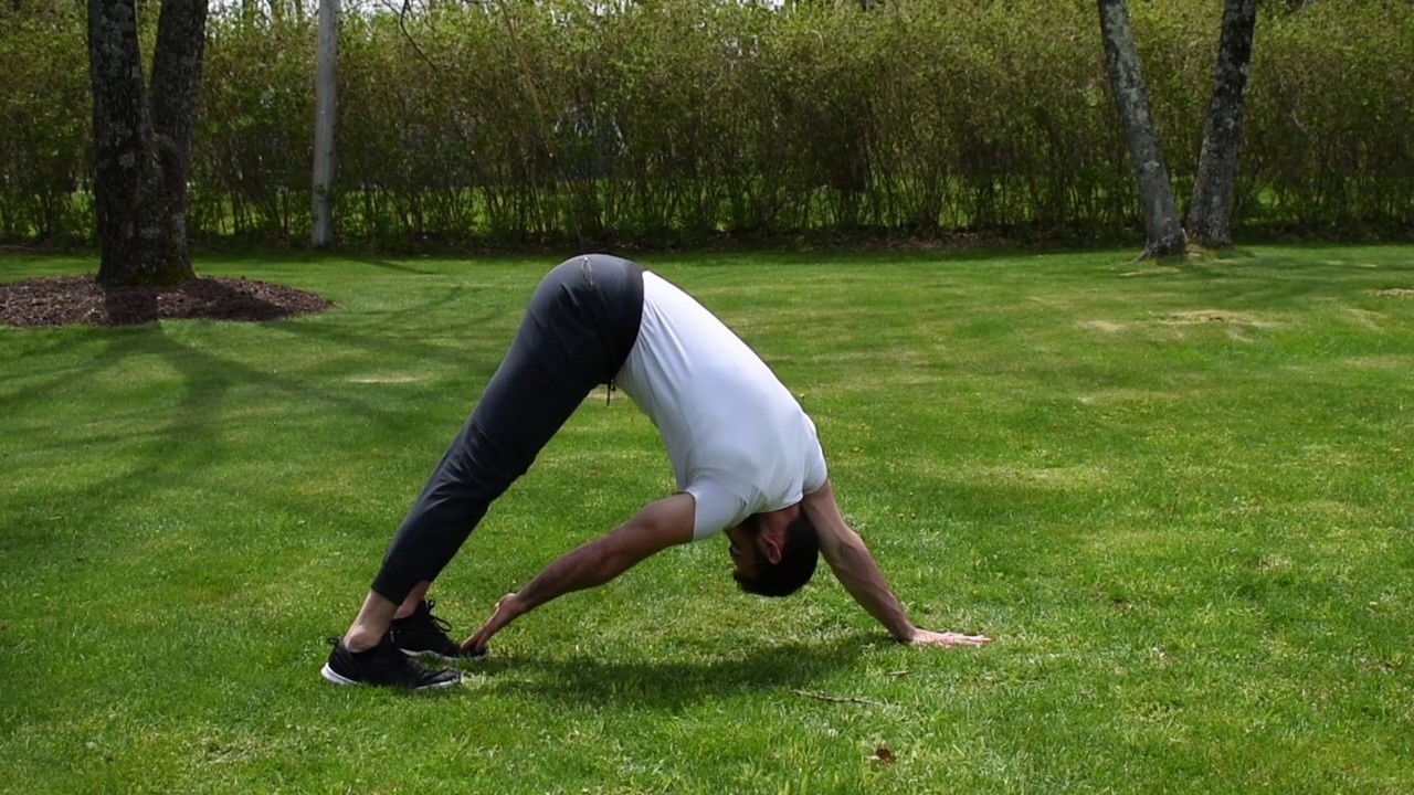Down Dog Toe Touch: Instructional Video - YouTube