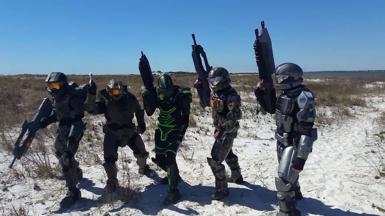 Behind the Scens: Fire Team Poseidon Photo Shoot - YouTube