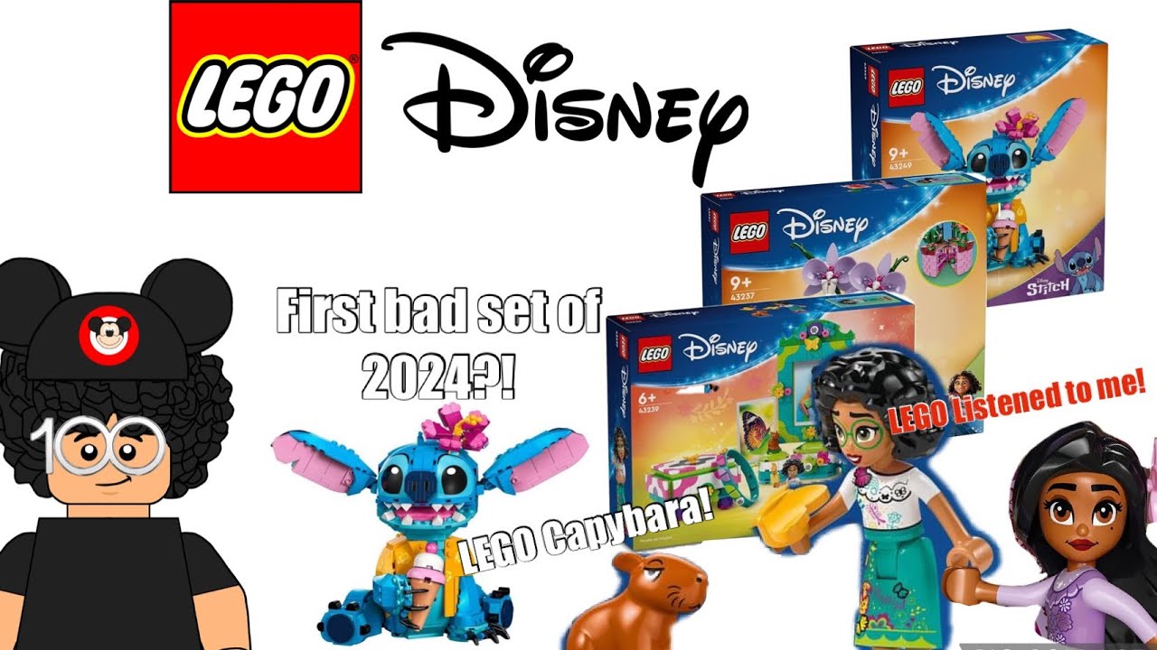 LEGO Disney News March 1st 2024 official pictures! - YouTube