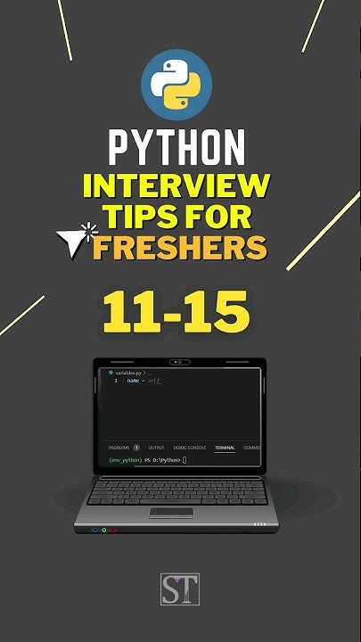 Python Interview Tips For Freshers Series Video 3 Tips 11 15 Python Pythoninterview Shorts