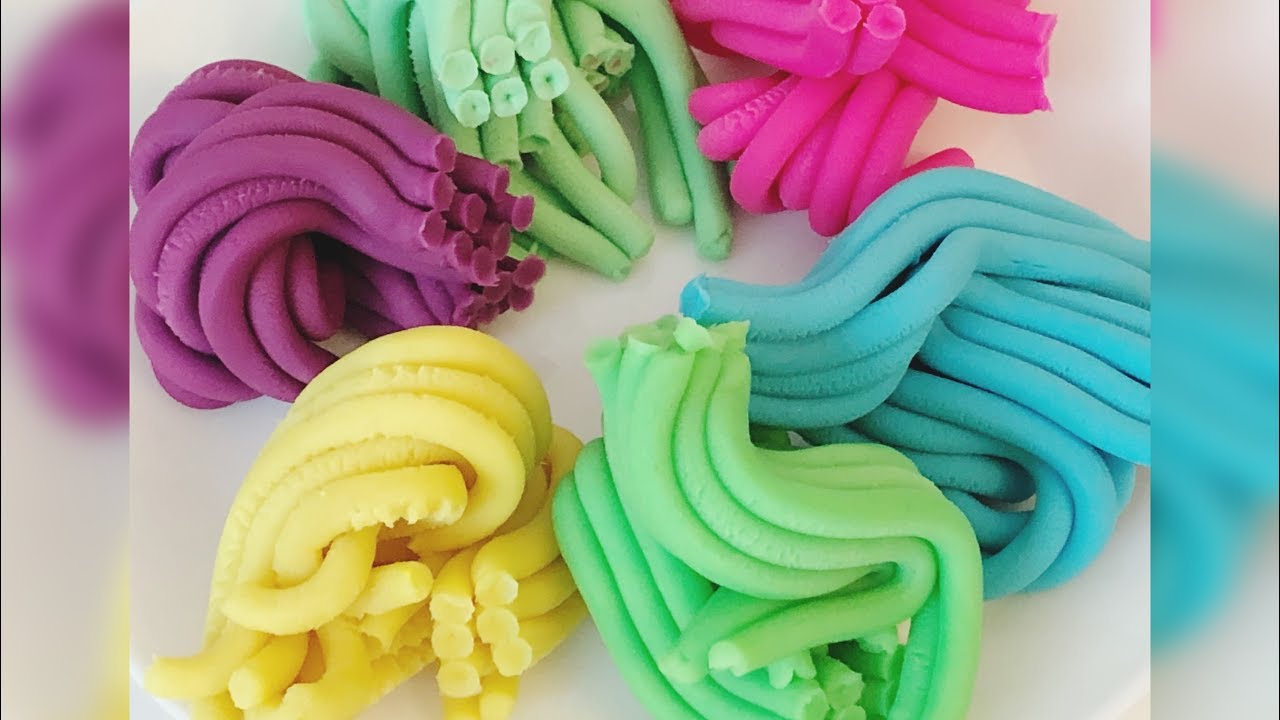 Play Doh Pasta Spaghetti Making Machine Toy Appliance — Learn Colors ...