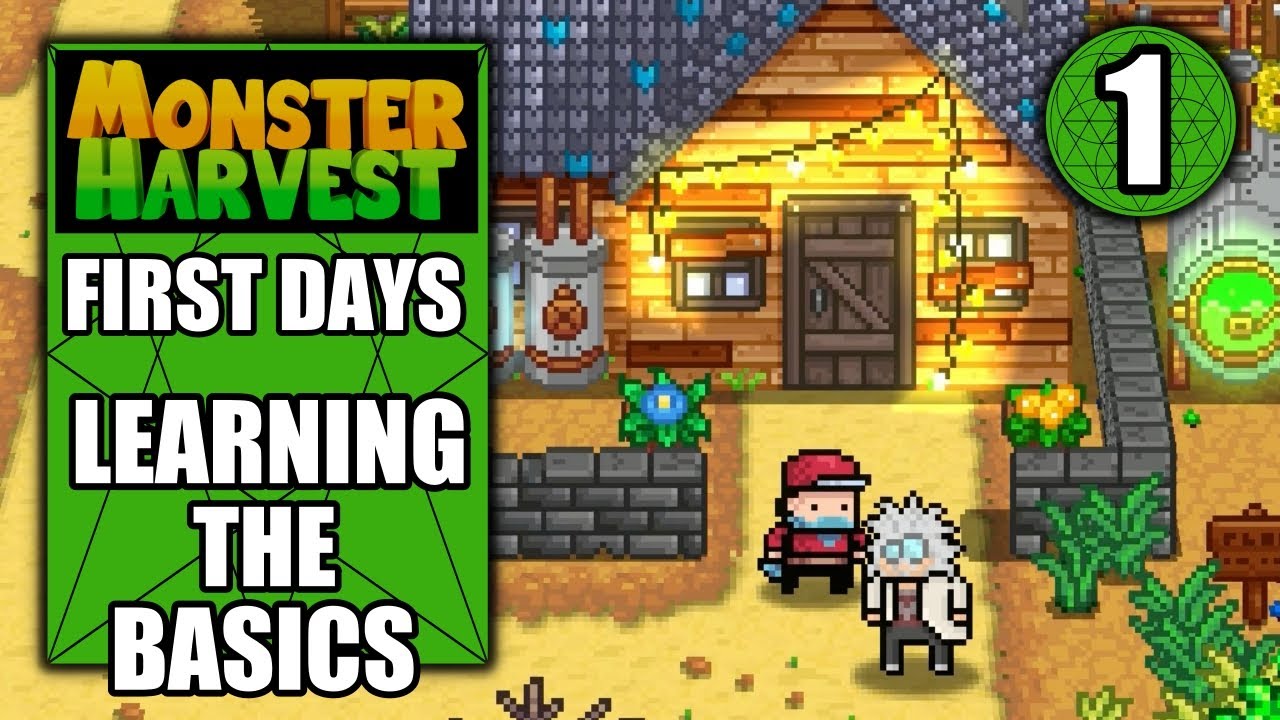 Monster Harvest – First Few Days - Learning the Basics - No Commentary ...