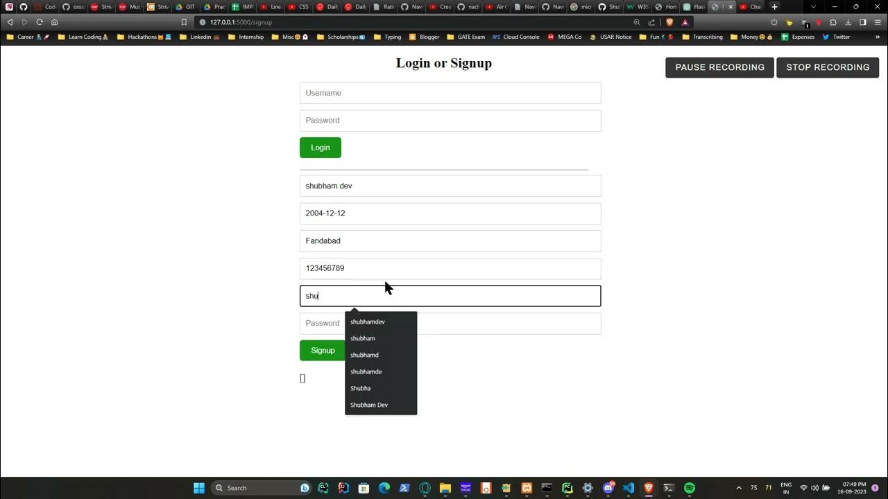 Login System using SQLalchemy (Github Link in Description) - YouTube