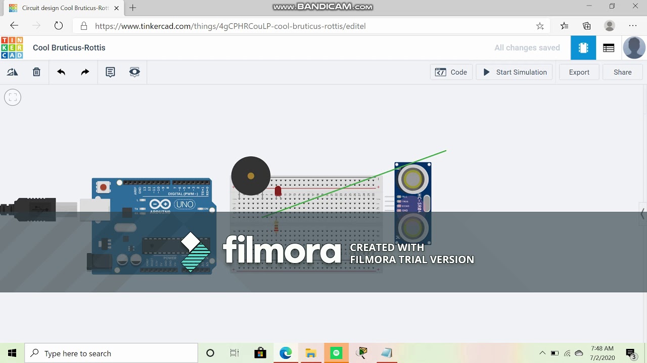 [Tugas Besar] Sistem Parkir dengan Sensor Pendeteksi Jarak - YouTube