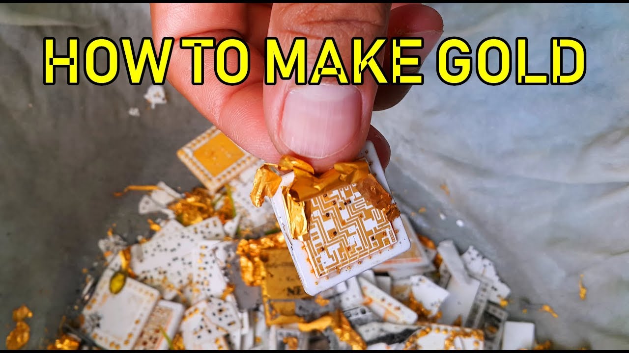 How to Make Gold from Electronic Chip Scrap Assembly Equipment. gold ...
