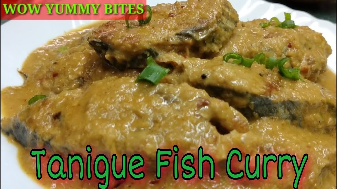 Tanigue Fish Curry | Ginatang Tanigue | Fish in coconut milk sauce ...