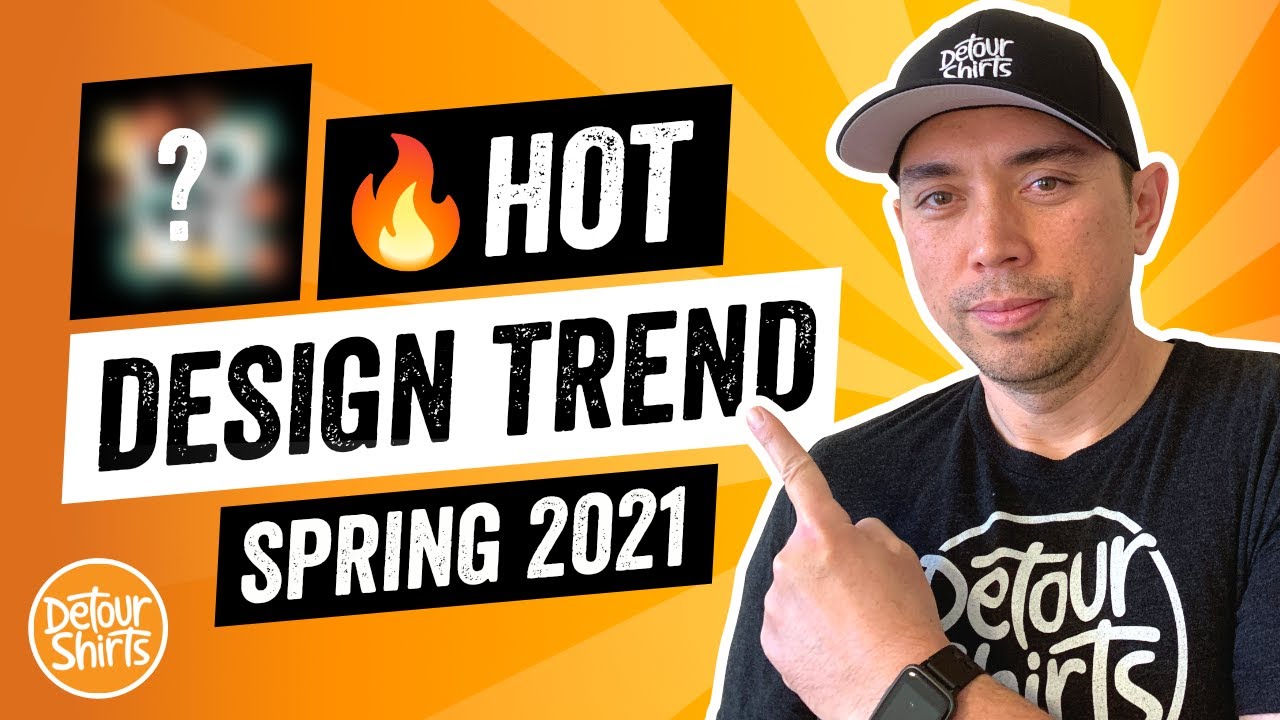 Hot Design Trend for Print of Demand Spring 2021 🔥Great for T-Shirts ...