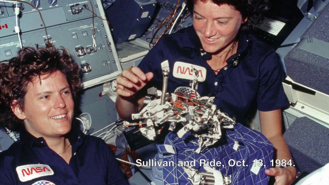 Astronaut Kathryn Sullivan was first woman to walk in space - YouTube