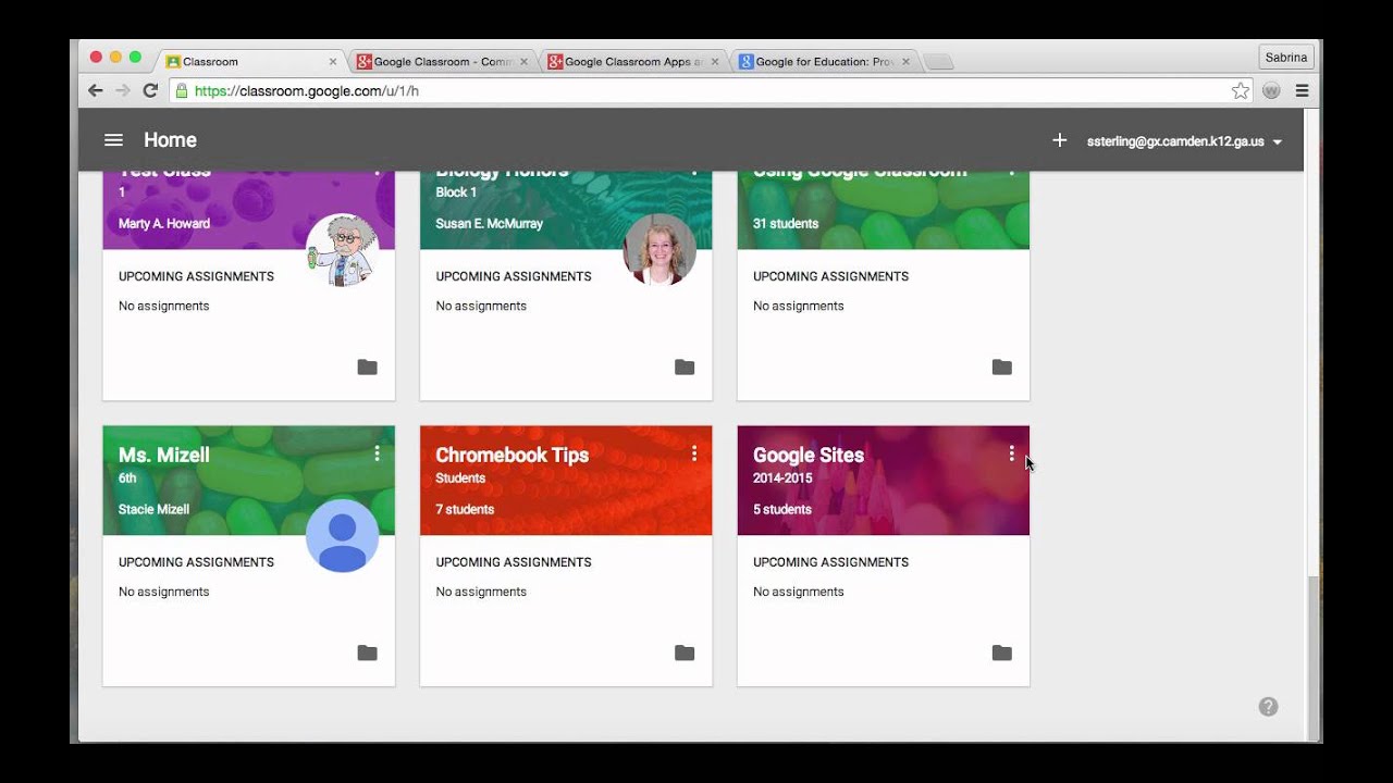 Google Classroom UnEnrolling From & Archiving Classes - YouTube