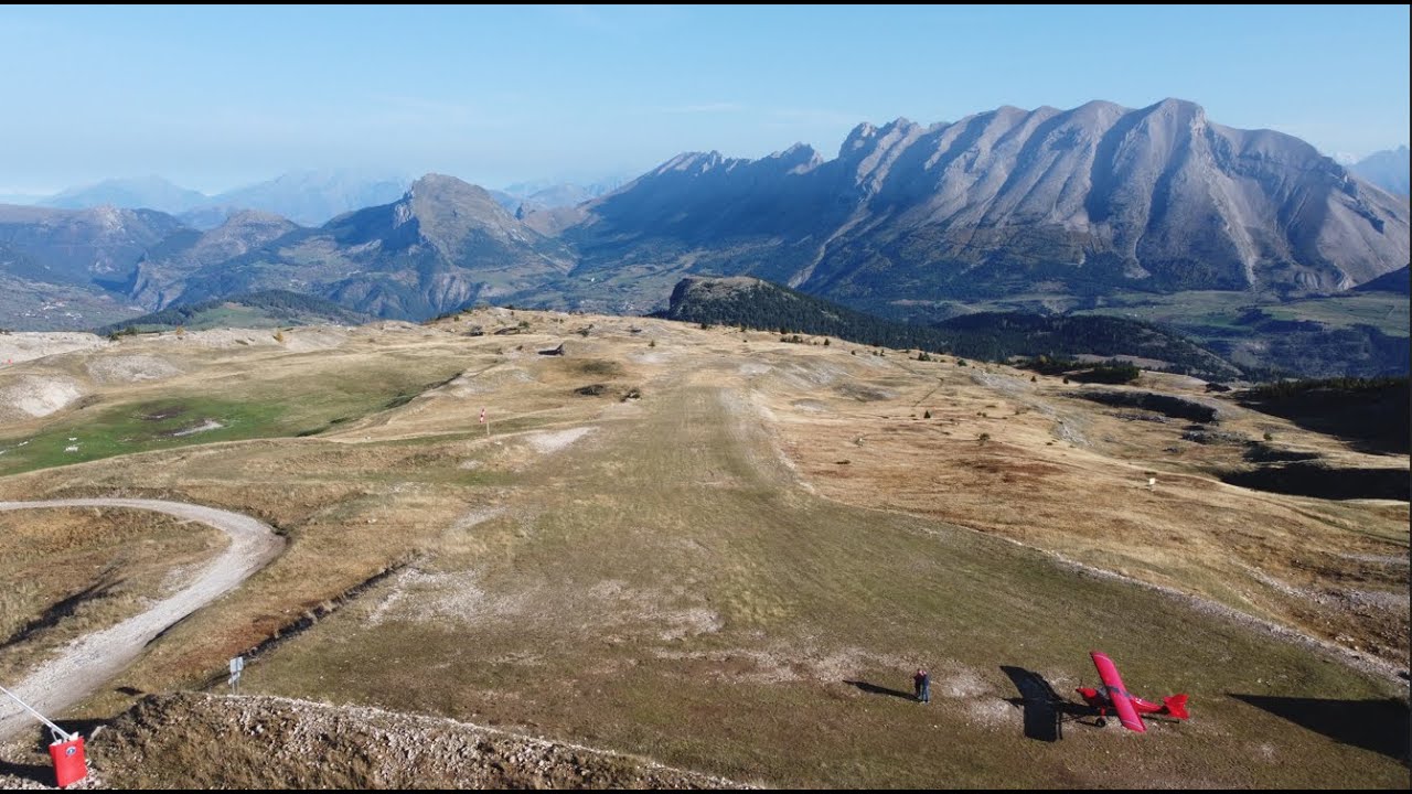 St Etienne en Devoluy Altisurface Flight in a Eurofox 912is - YouTube