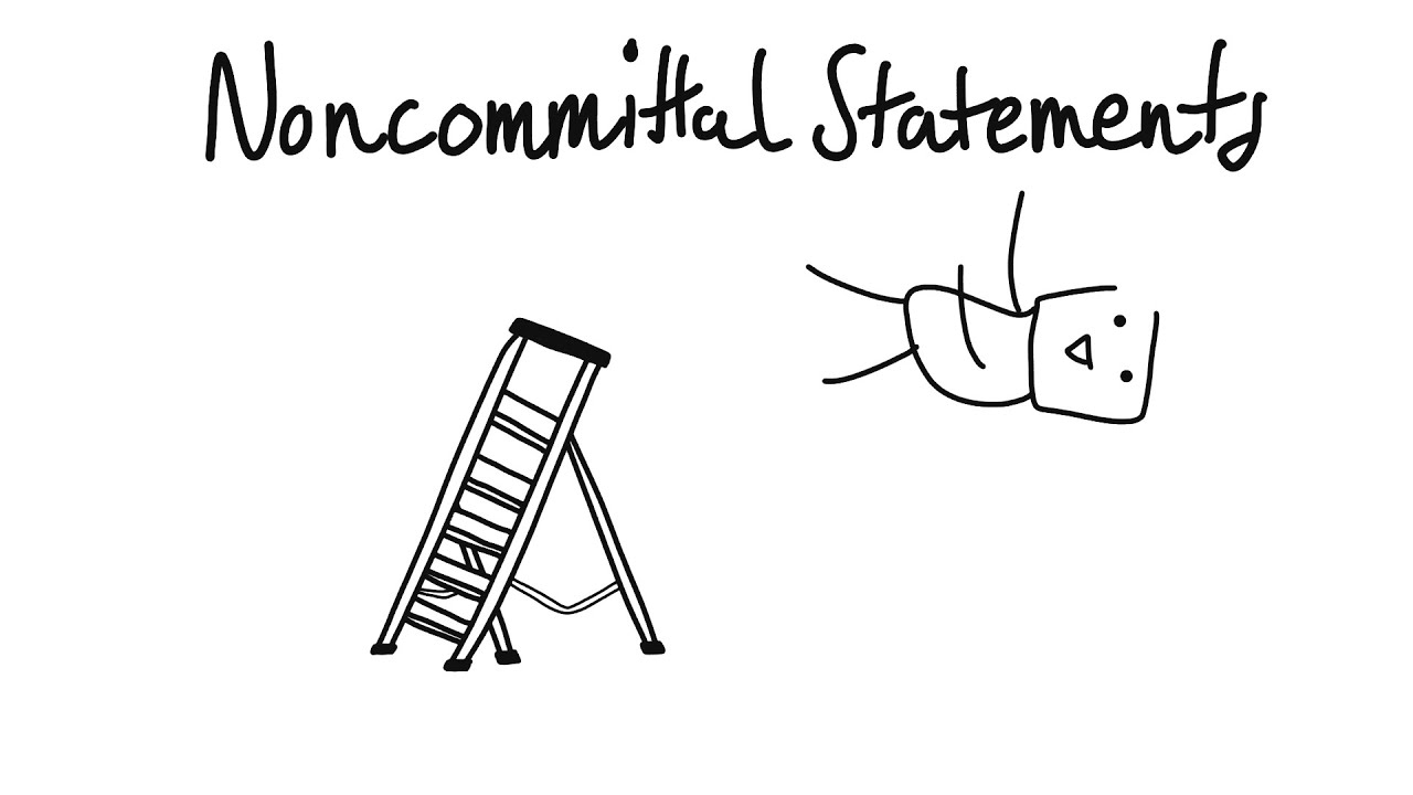 Noncommittal Statements - YouTube