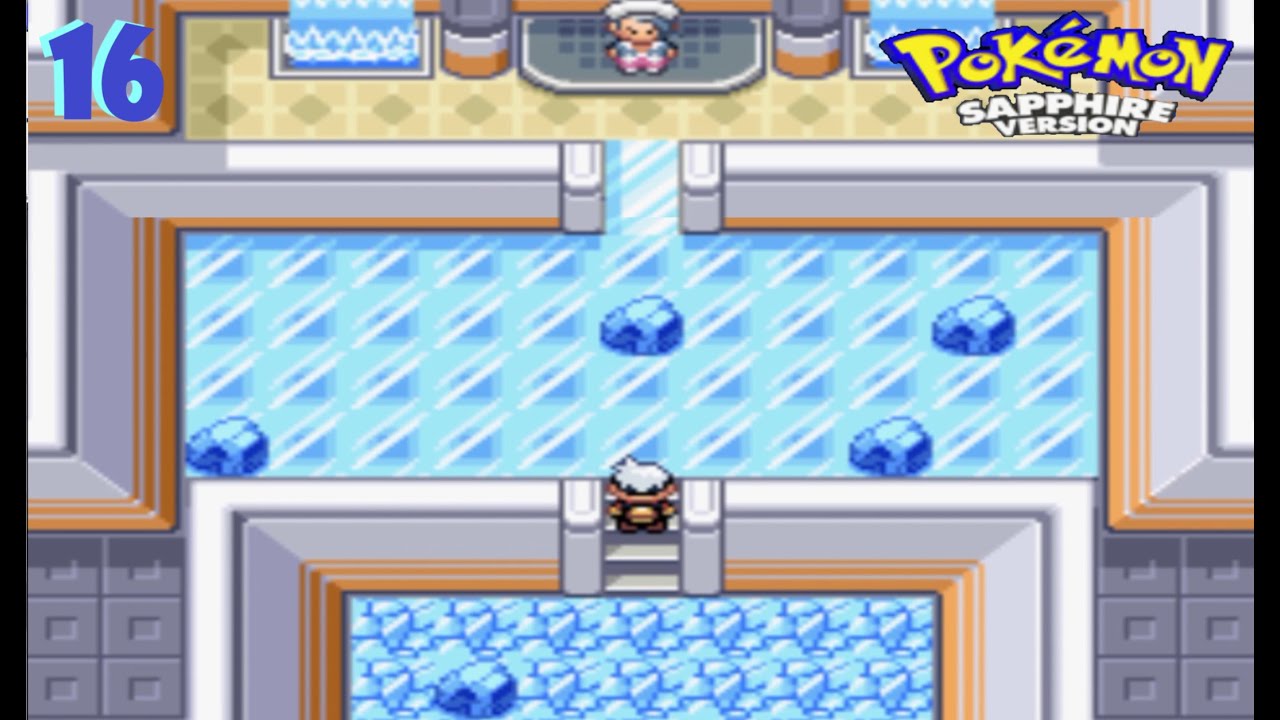 Wallace the 8th Gym Ice Puzzle #16 | Pokemon Sapphire Walkthrough - YouTube