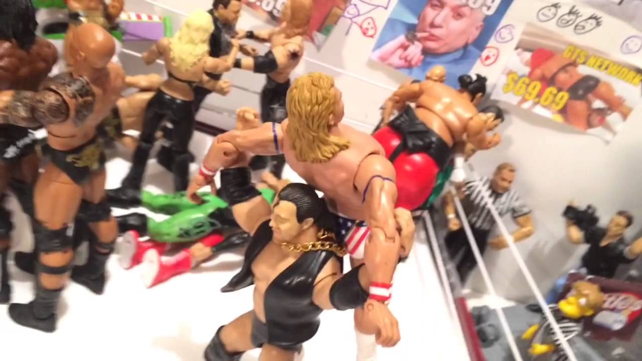 GTS WRESTLING: Raw REUNION Rumble! WWE Figure Matches Animation! Mattel ...