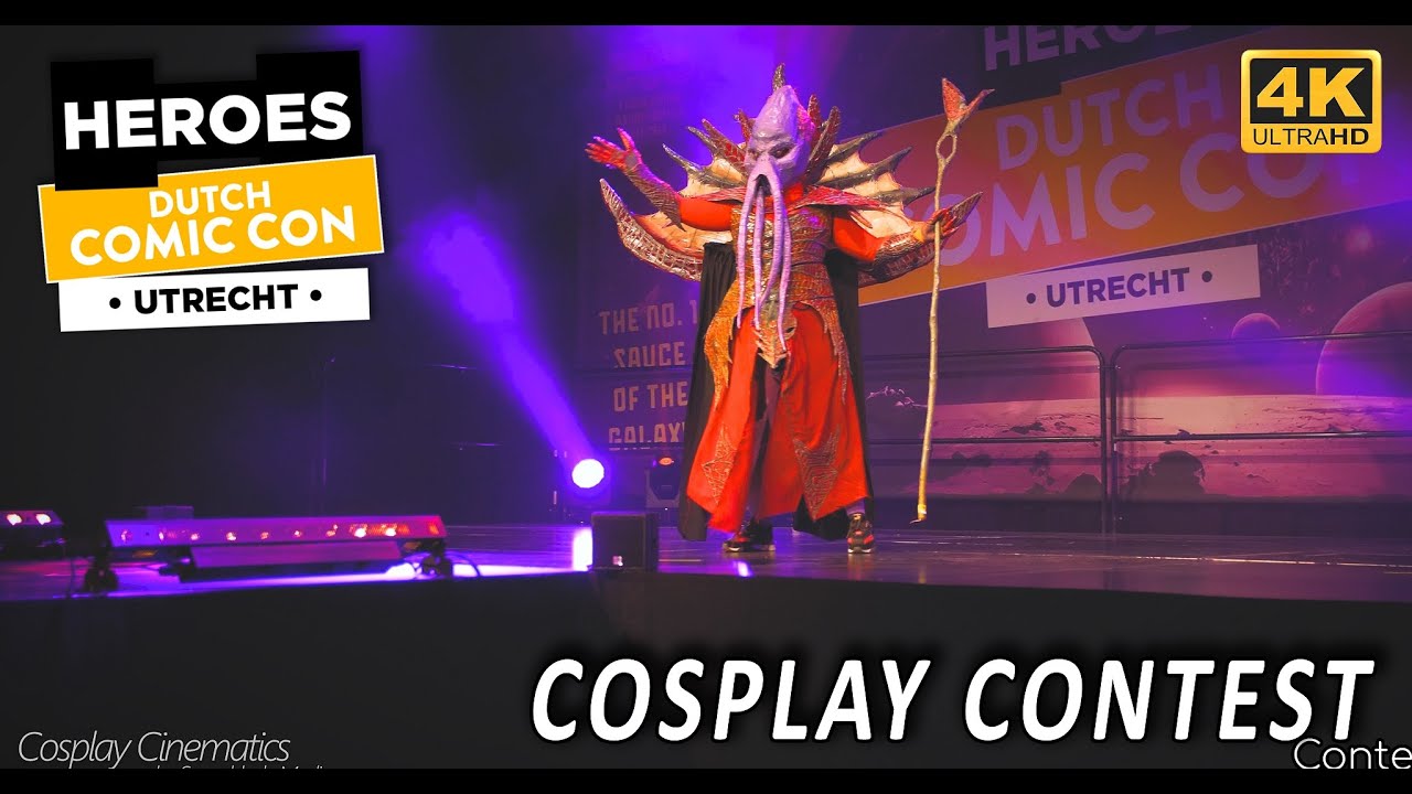 Cosplay Contest at Dutch Comic Con 2024 Winter (Sunday) - YouTube